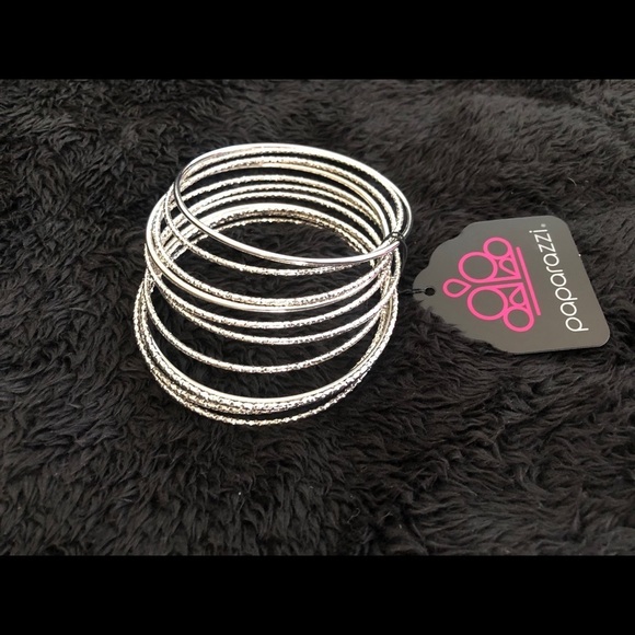 paparazzi | Jewelry | Paparazzi Silver Bangles | Poshmark